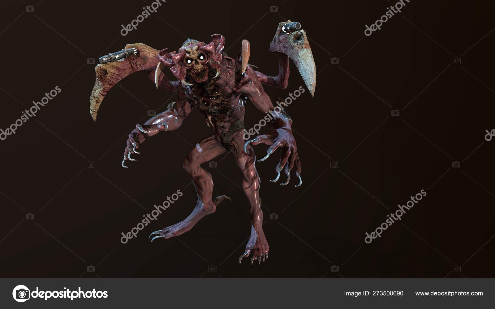 Nuclear post-apocalypse mutant 3d render — Stock Photo © andryuha19811 ...