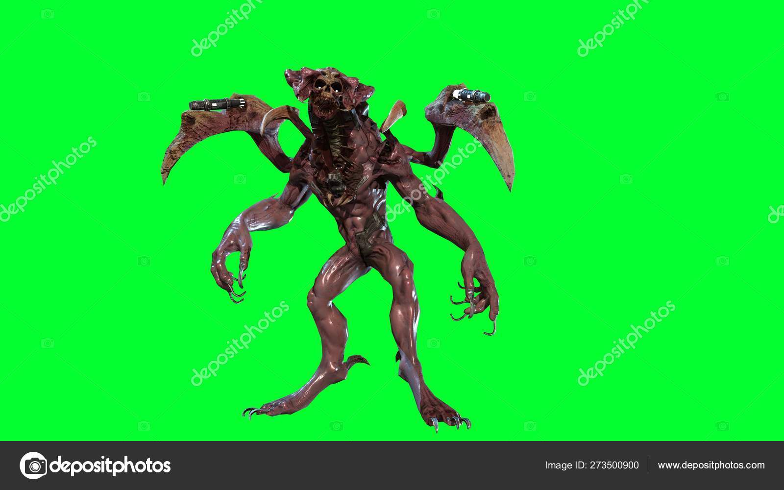 Nuclear post-apocalypse mutant 3d render — Stock Photo © andryuha19811 ...