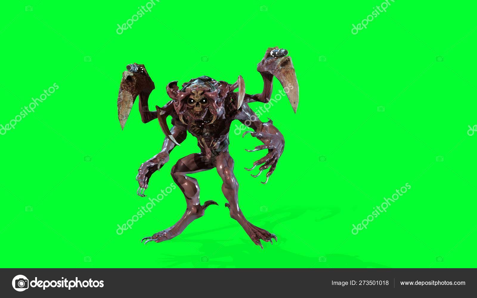 Nuclear post-apocalypse mutant 3d render — Stock Photo © andryuha19811 ...