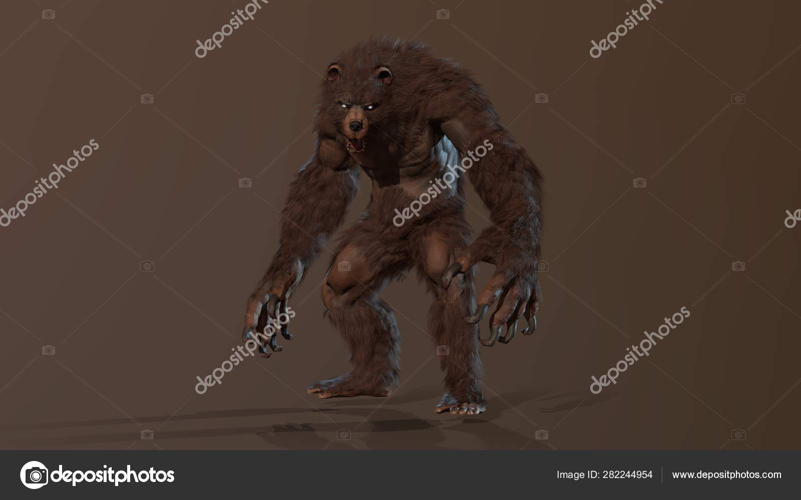 Were bear 3d render image Stock Photo by ©andryuha19811 282244954