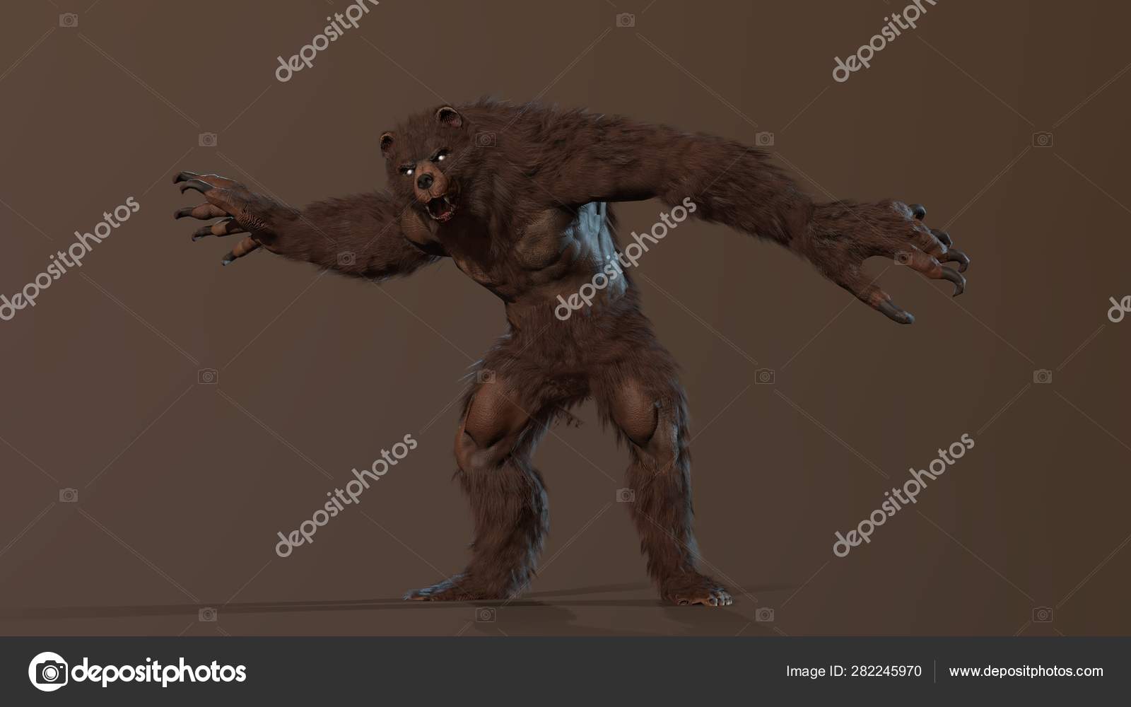 Were bear 3d render image Stock Photo by ©andryuha19811 282245970