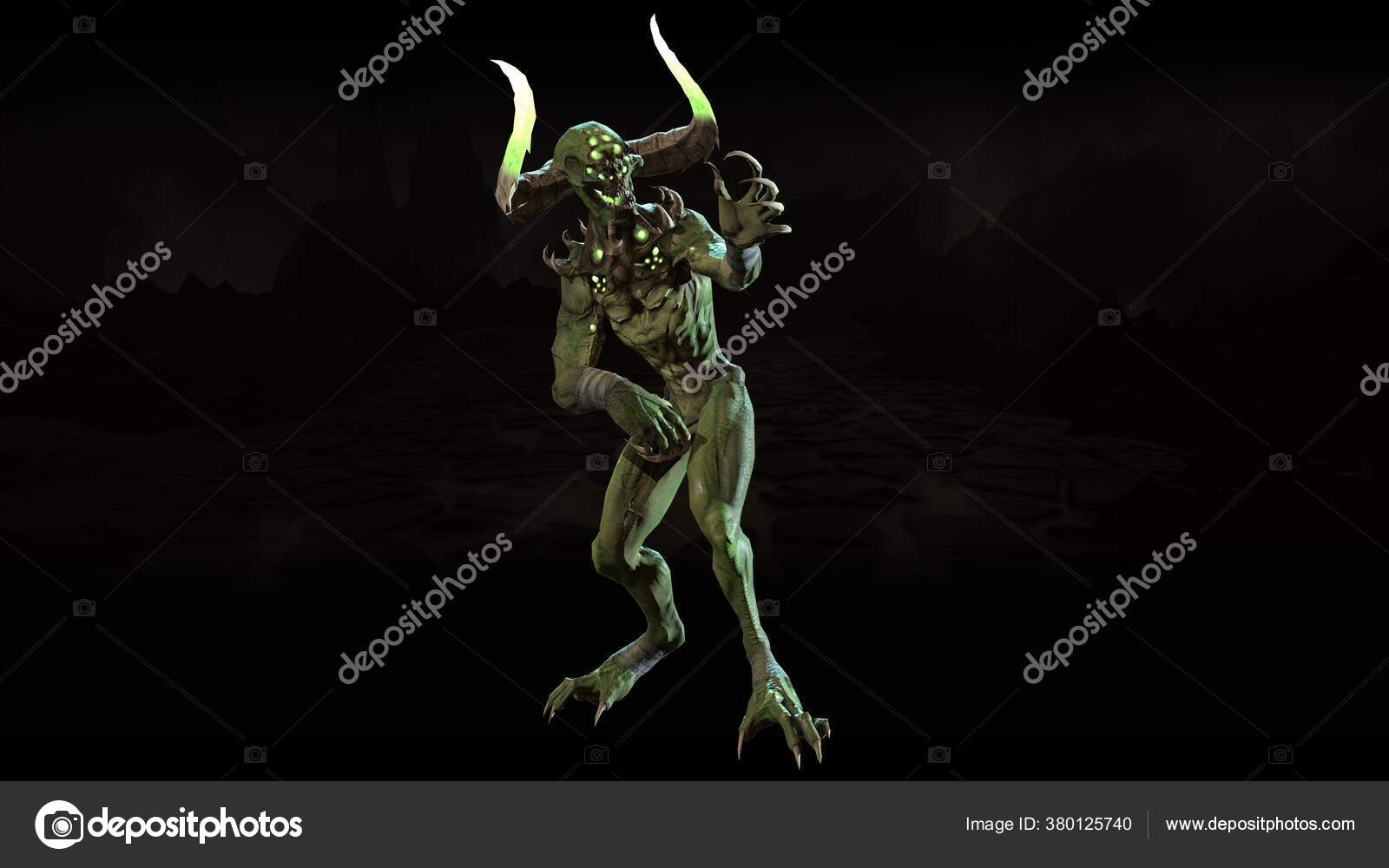 Demon mythical monster 3d render — Stock Photo © andryuha19811 #380125740