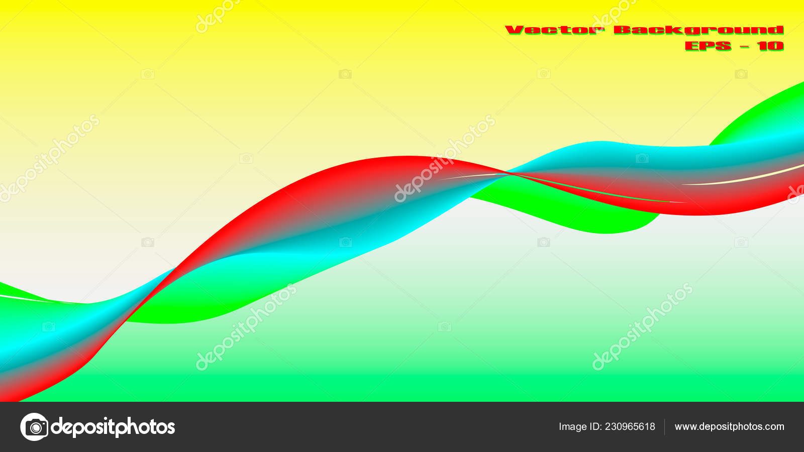 Gradient Wave Background Vector Graphics Stock Vector by ©DENYSOFF ...