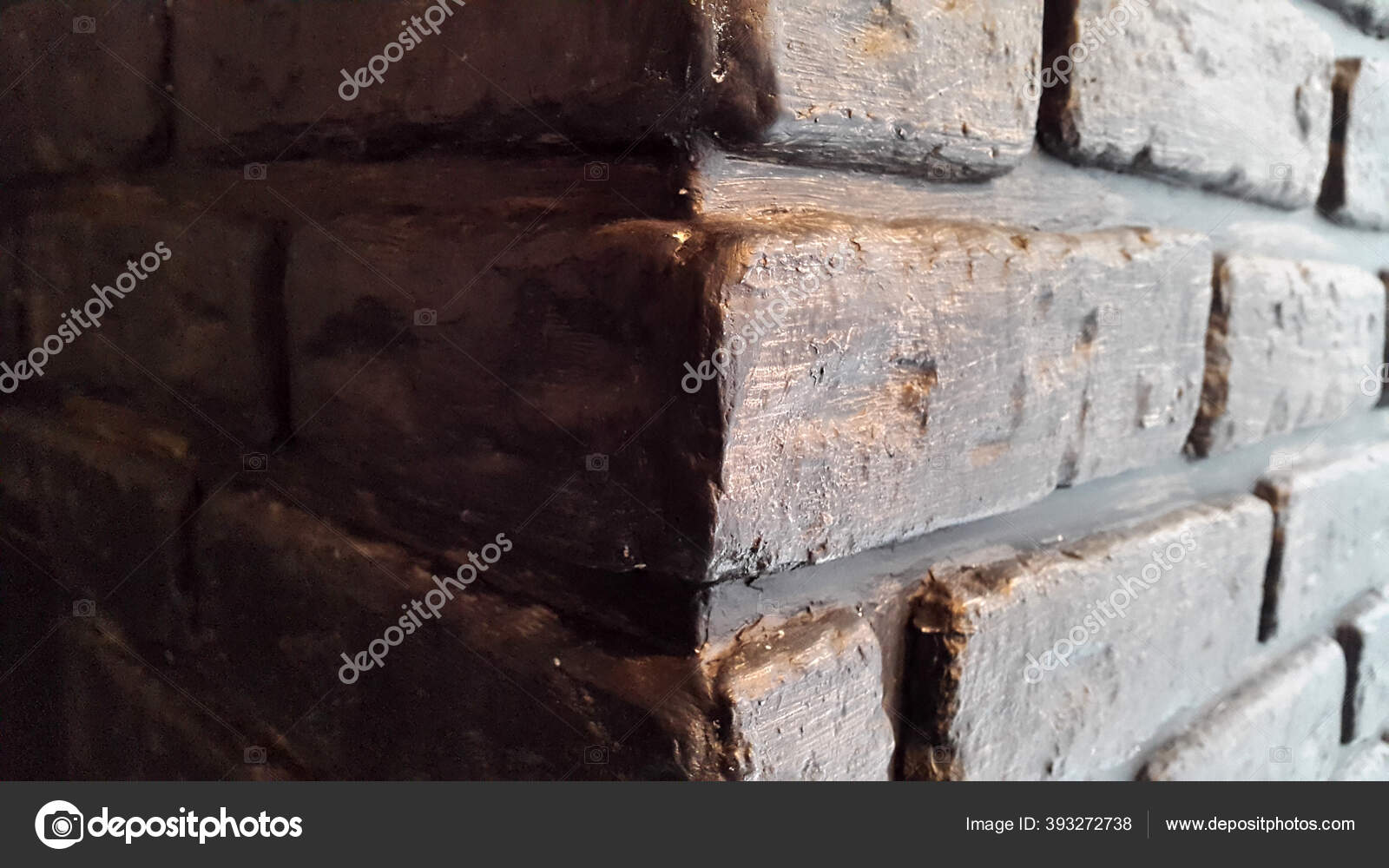 Brick Wall Bricks Dirty Brick Surface Vintage Background Postcards ...