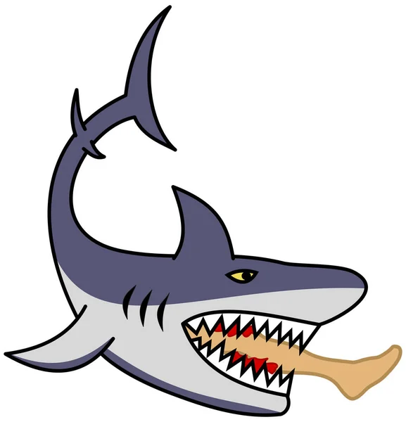 Angry Shark Stock Vector Image by ©mojojojo #7403168