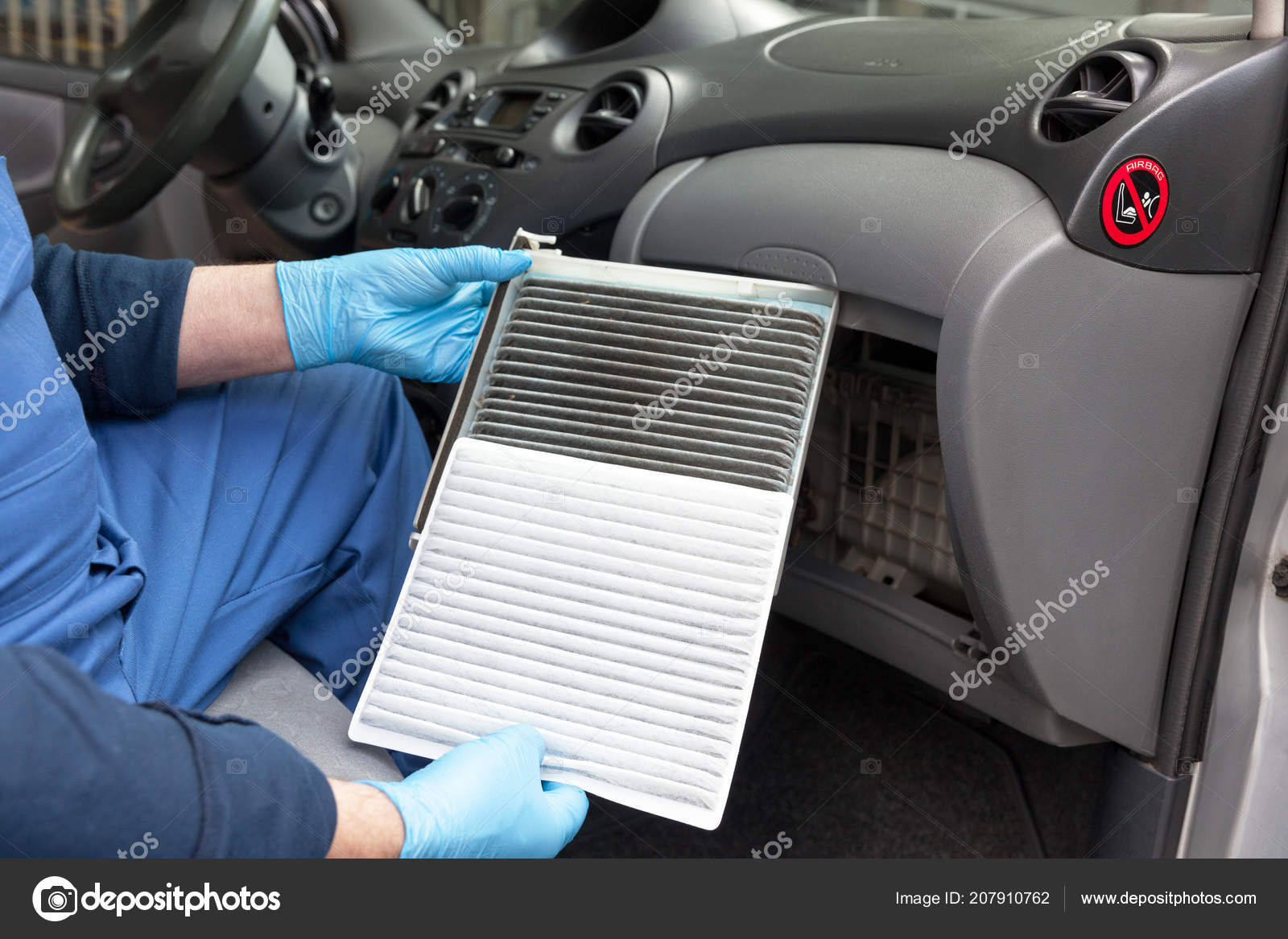 Replacing Old Car Cabin Air Filter — Stock Photo © macor #207910762 Replacing Old Car Cabin Air Filter — Stock Photo © macor #207910762