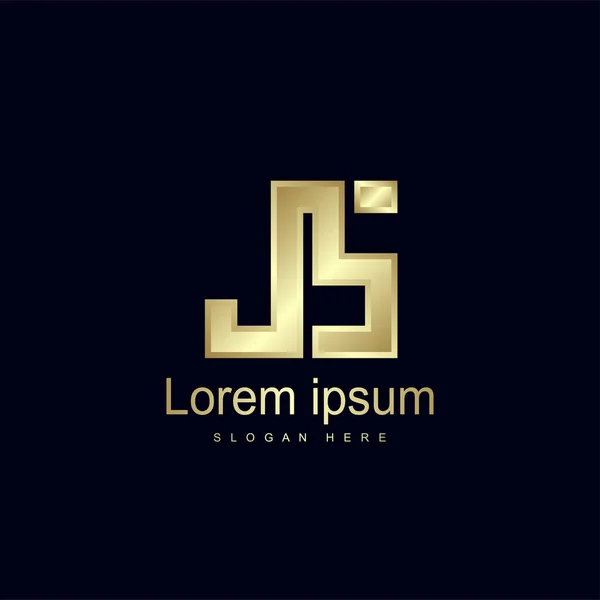 Js letters logo Vector Art Stock Images | Depositphotos