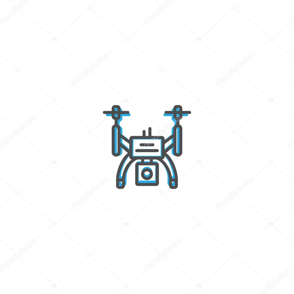 Diseño de icono de dron. Icono de transporte vector de diseño 2023 Diseño de icono de dron. Icono de transporte vector de diseño 2023