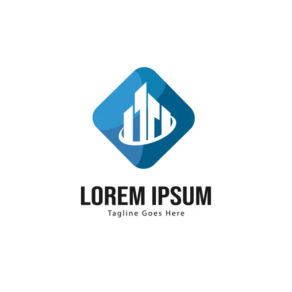 Building logo template design. minimalist building logo with modern ...