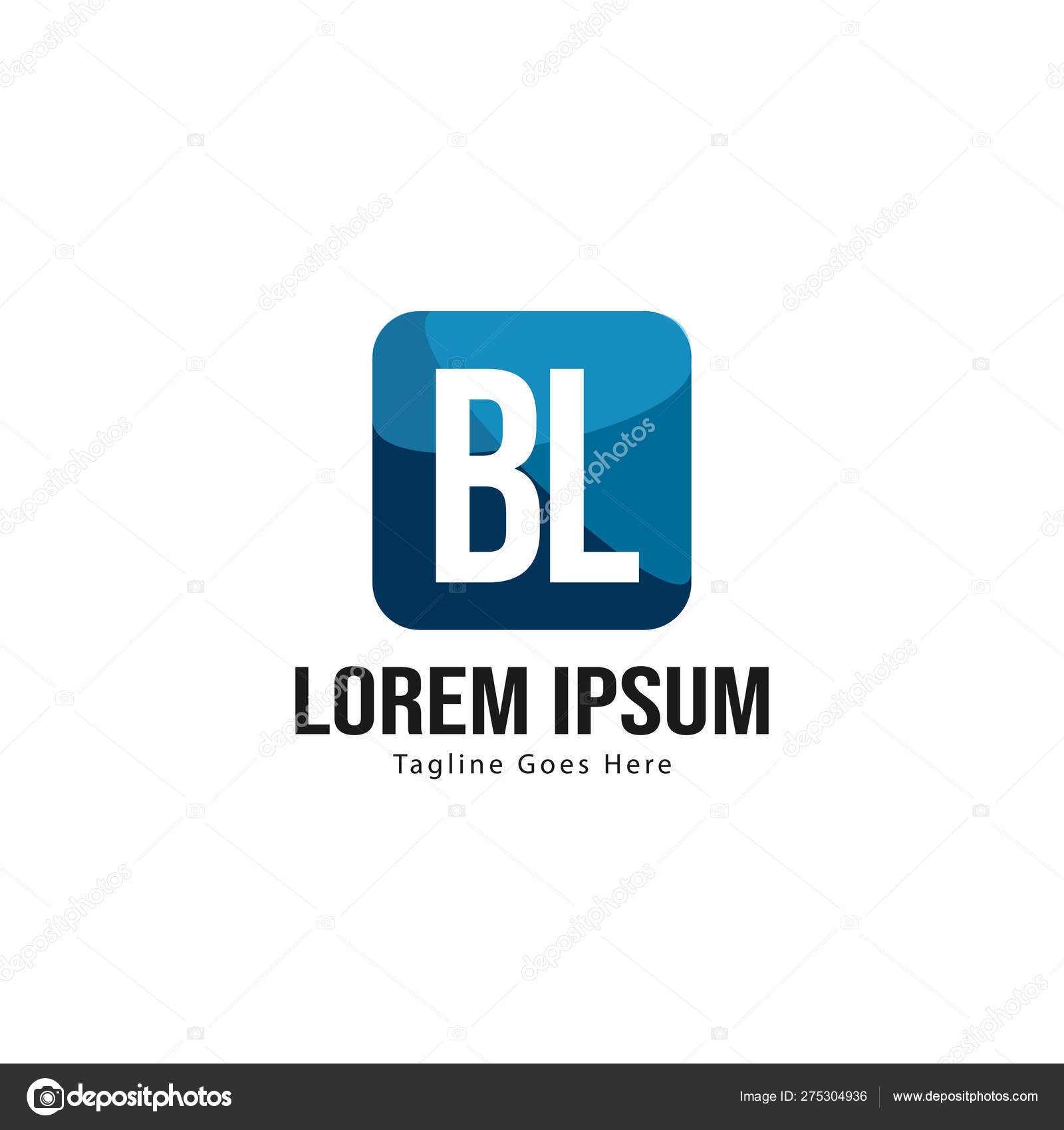 BL Letter Logo Design. Creative Modern BL Letters Icon Illustration ...