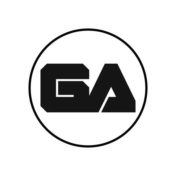 Ga logo gold Vector Art Stock Images | Depositphotos