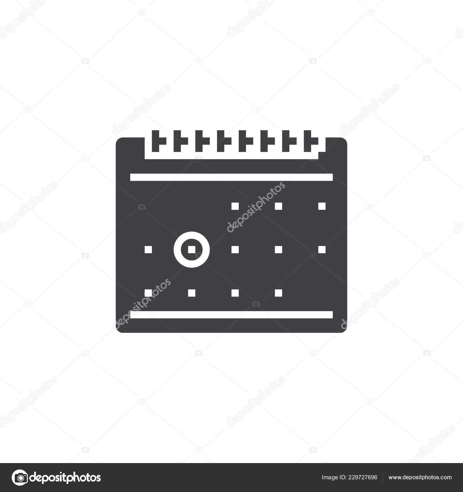 Calendar Icon Vector Event Solid Logo Illustration Pictogram Isolated ...