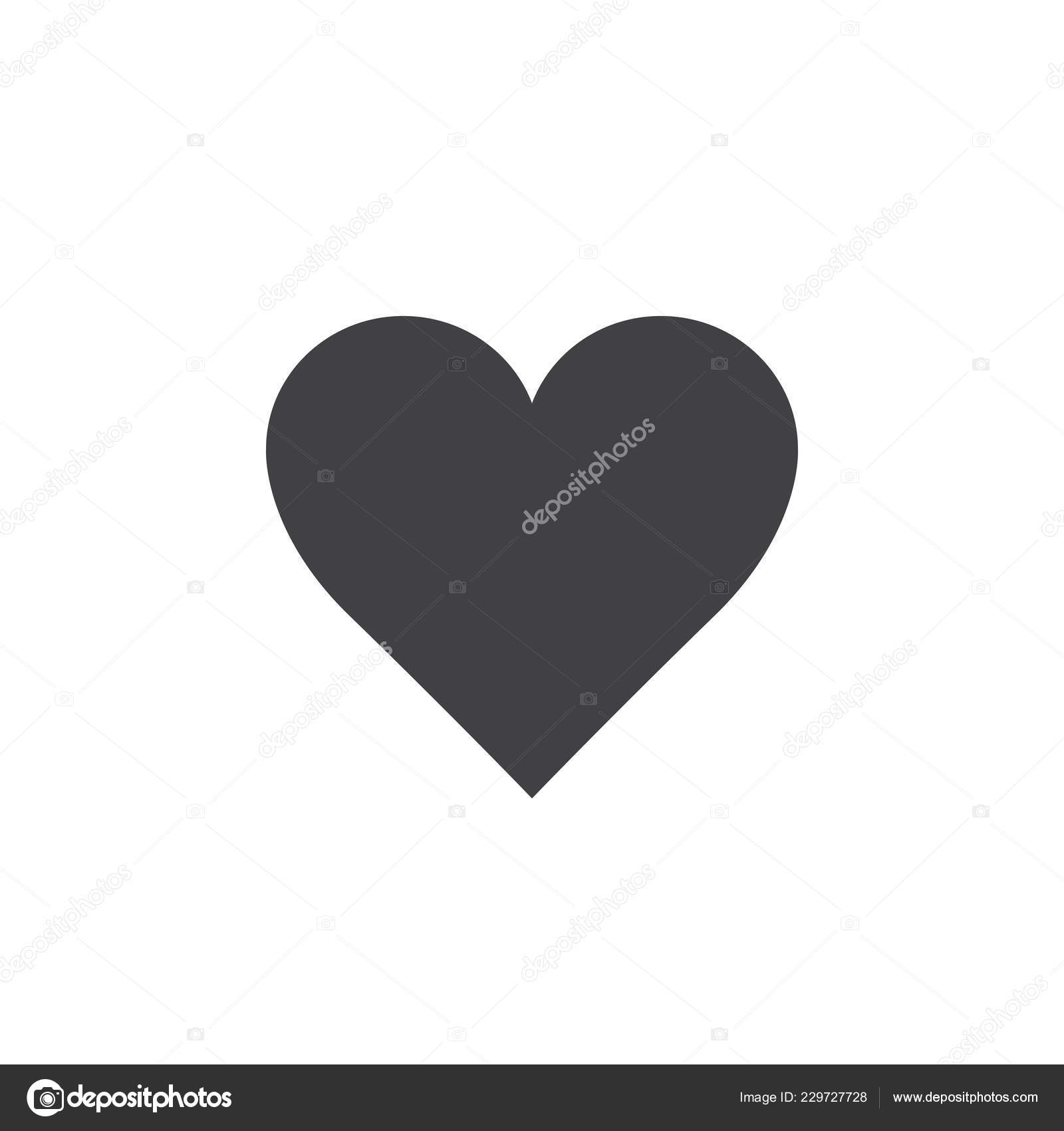 Solid Heart Vector