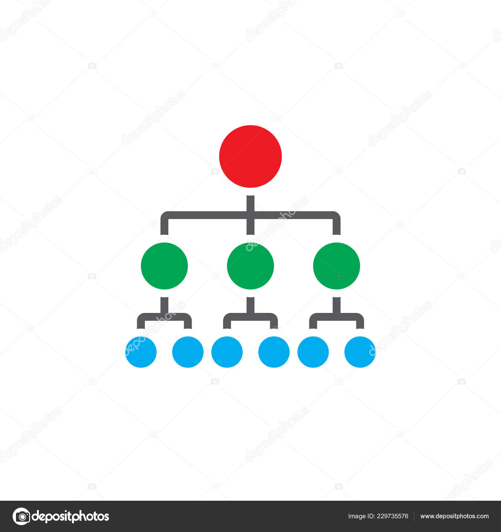 Organization Chart Icon Organization Chart Vector SVG Icon (12) SVG