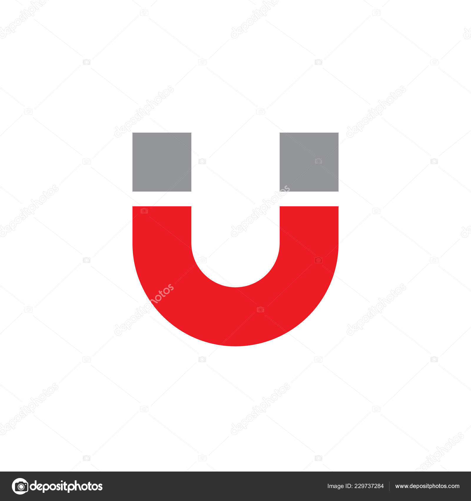 Magnet Icon Vector Solid Logo Illustration Colorful Pictogram Isolated ...