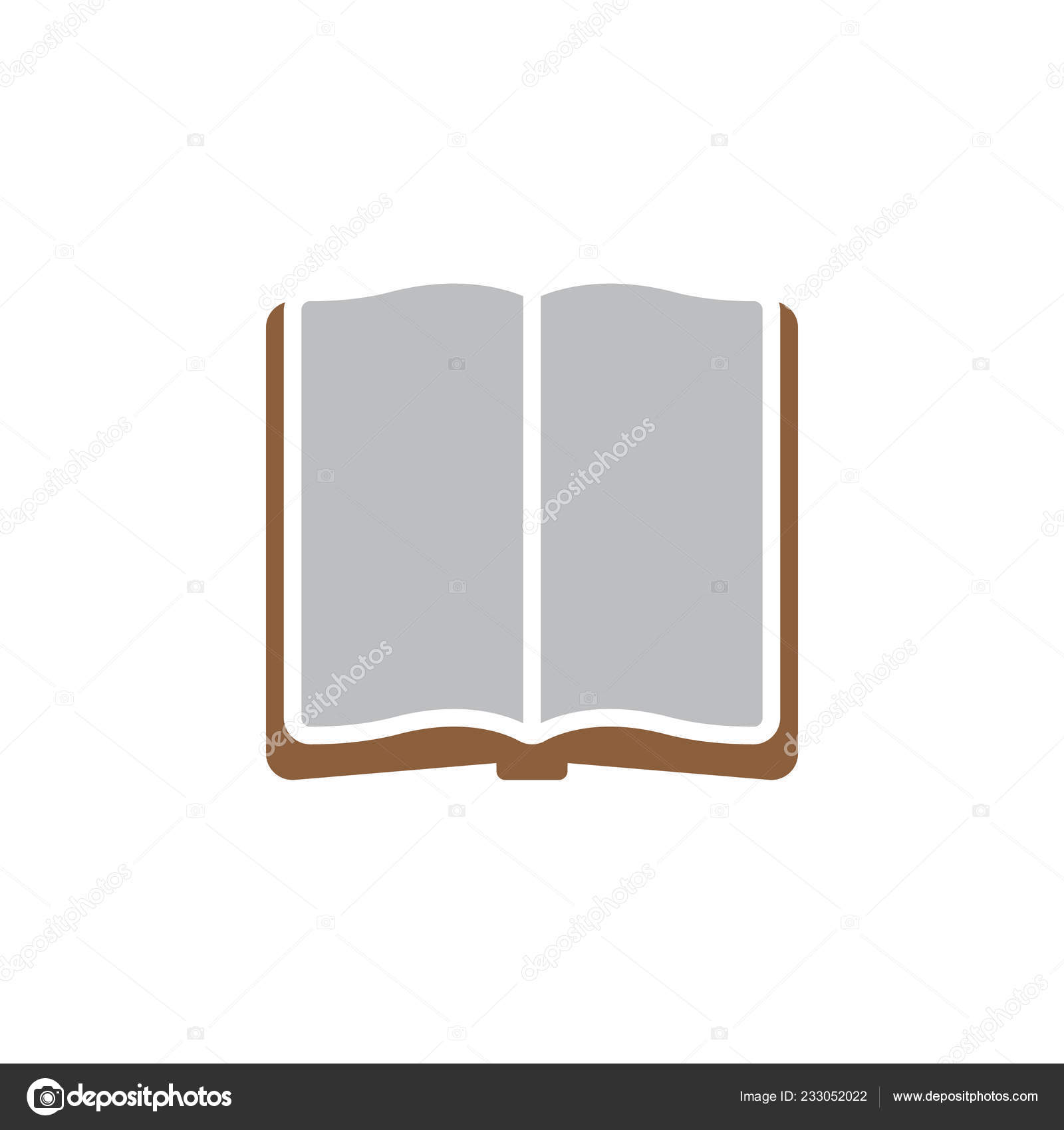 Open Book Icon Vector Filled Flat Sign Solid Colorful Pictogram Stock ...