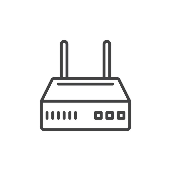 Internet Router Filled Outline Icon Line Vector Sign Linear Colorful ...