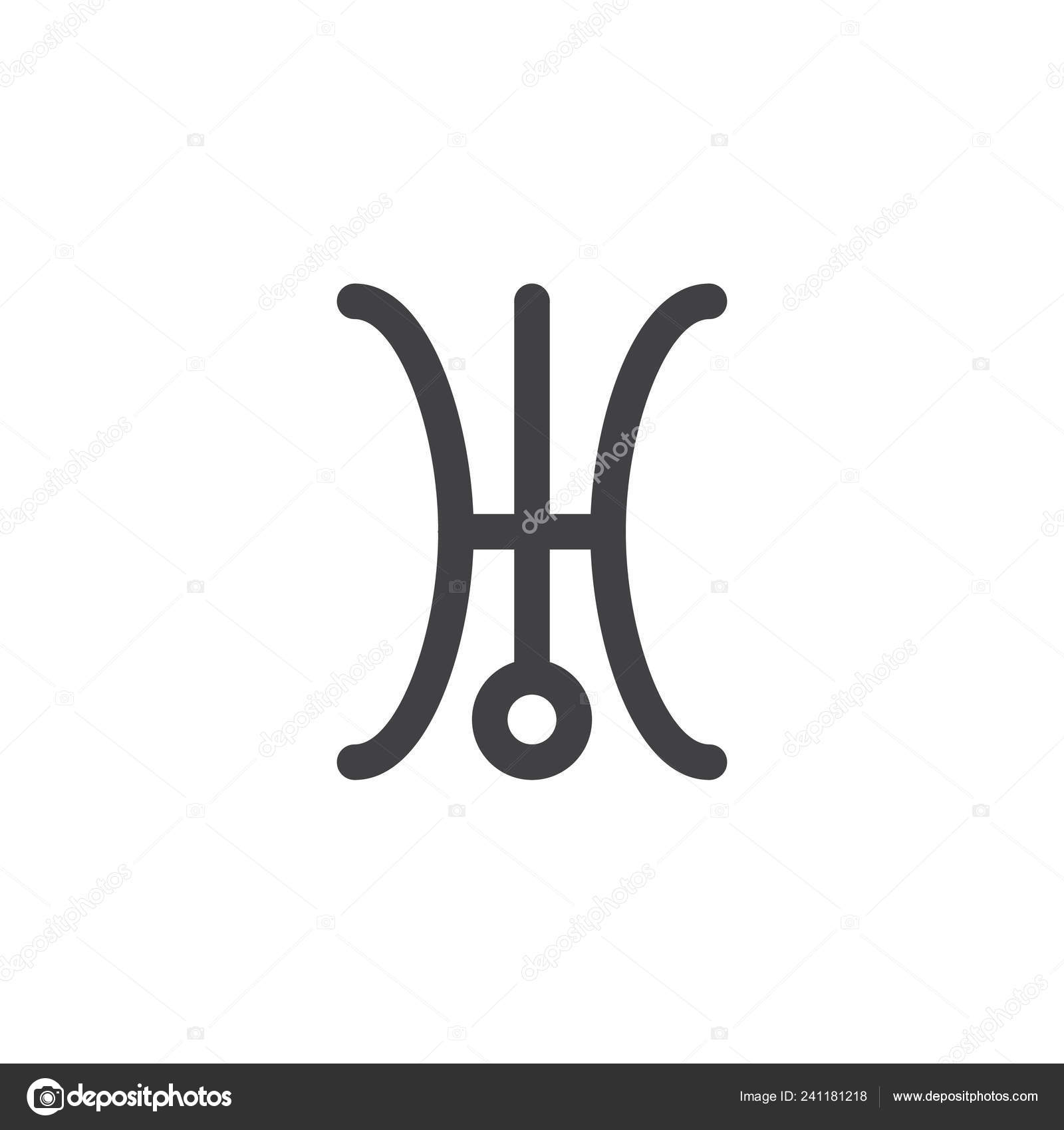 Uranus Symbol Tattoo