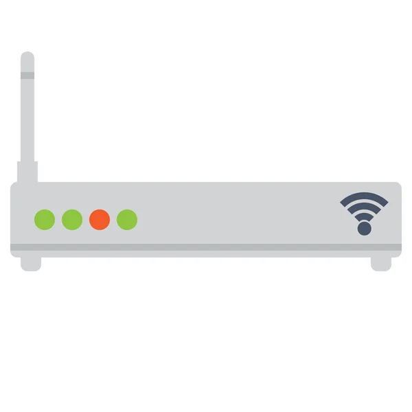Wifi Router Wireless Dsl Modem Line Icon Filled Outline Vector Stock ...