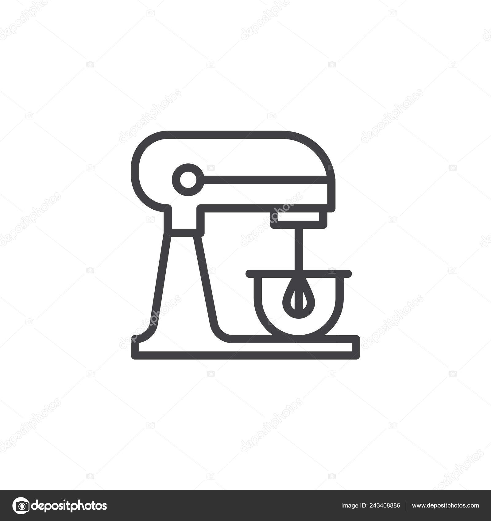 Electric Hand Mixer Clip Art