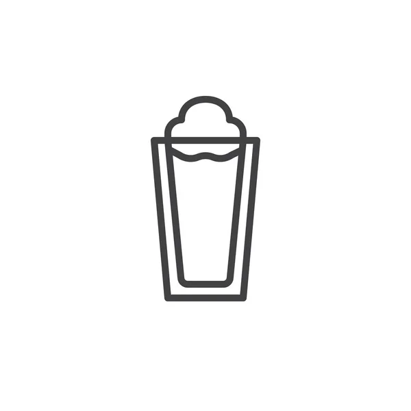 Frappe glass outline icon Stock Vector Image by ©avicons #250626992