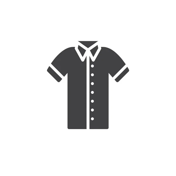 Camisa con botones imágenes de stock de arte vectorial | Depositphotos