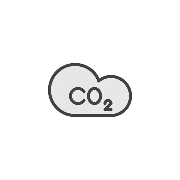 Co2 formula outline icon Vector Art Stock Images | Depositphotos