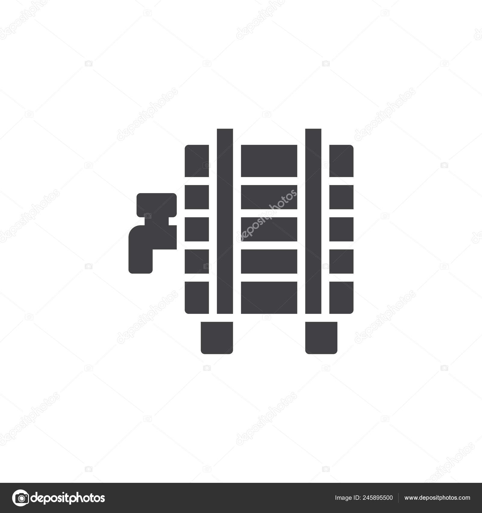 Beer Cask Tap Vector Icon Filled Flat Sign Mobile Concept Stock Vector Image by ©avicons #245895500