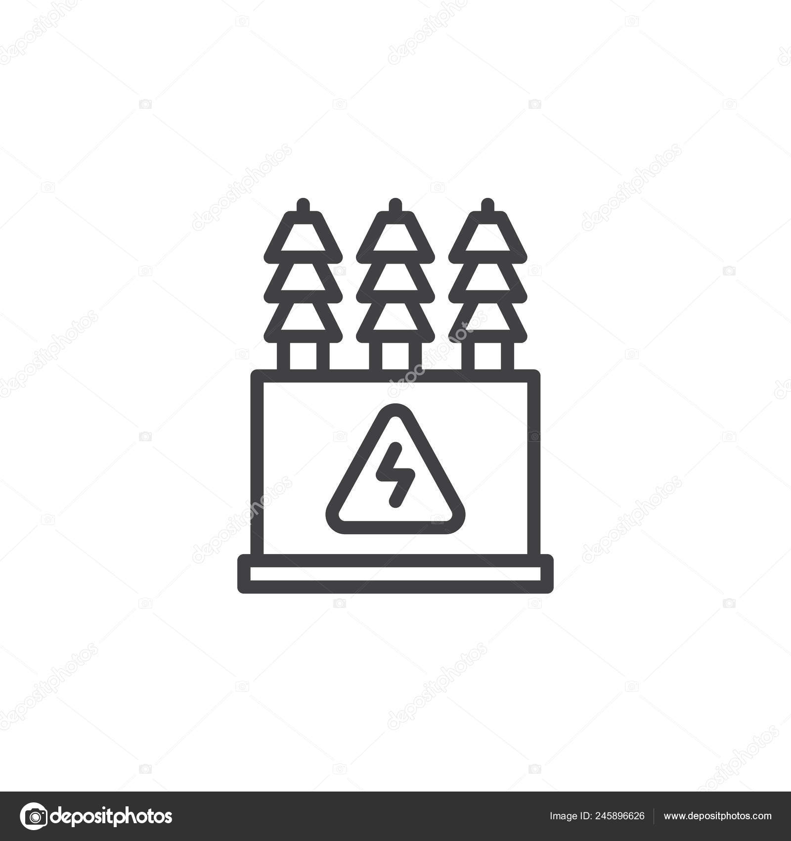 Electrical Transformer Symbol