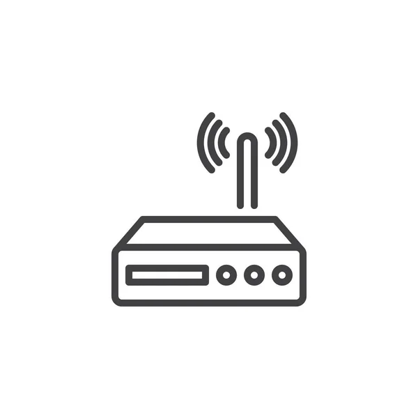 Modem Outline Icon Linear Style Sign Mobile Concept Web Design Stock ...