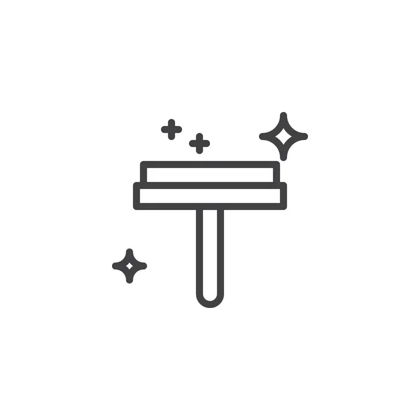 Glass Cleaner Outline Icon Linear Style Sign Mobile Concept Web Stock ...