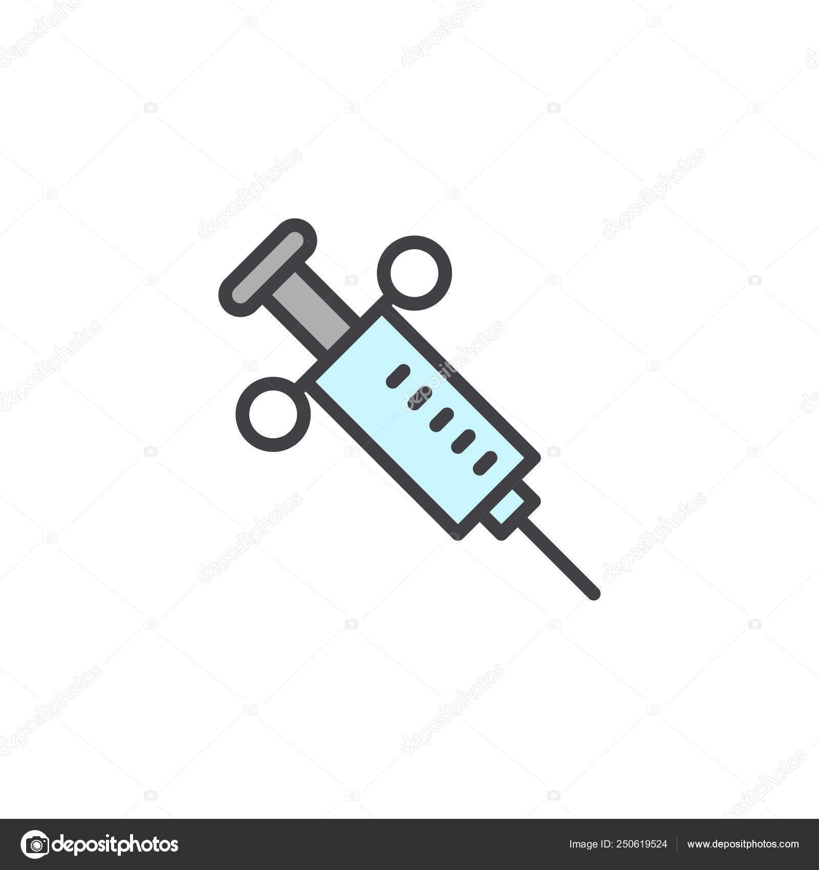 Injection needle filled outline icon Stock Vector Image by ©avicons ...