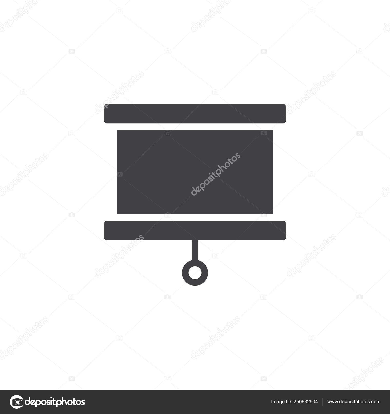 Presentation Screen vector icon Stock Vector by ©avicons 250632904