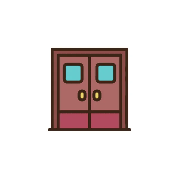 100,000 Red door drawing Vector Images | Depositphotos