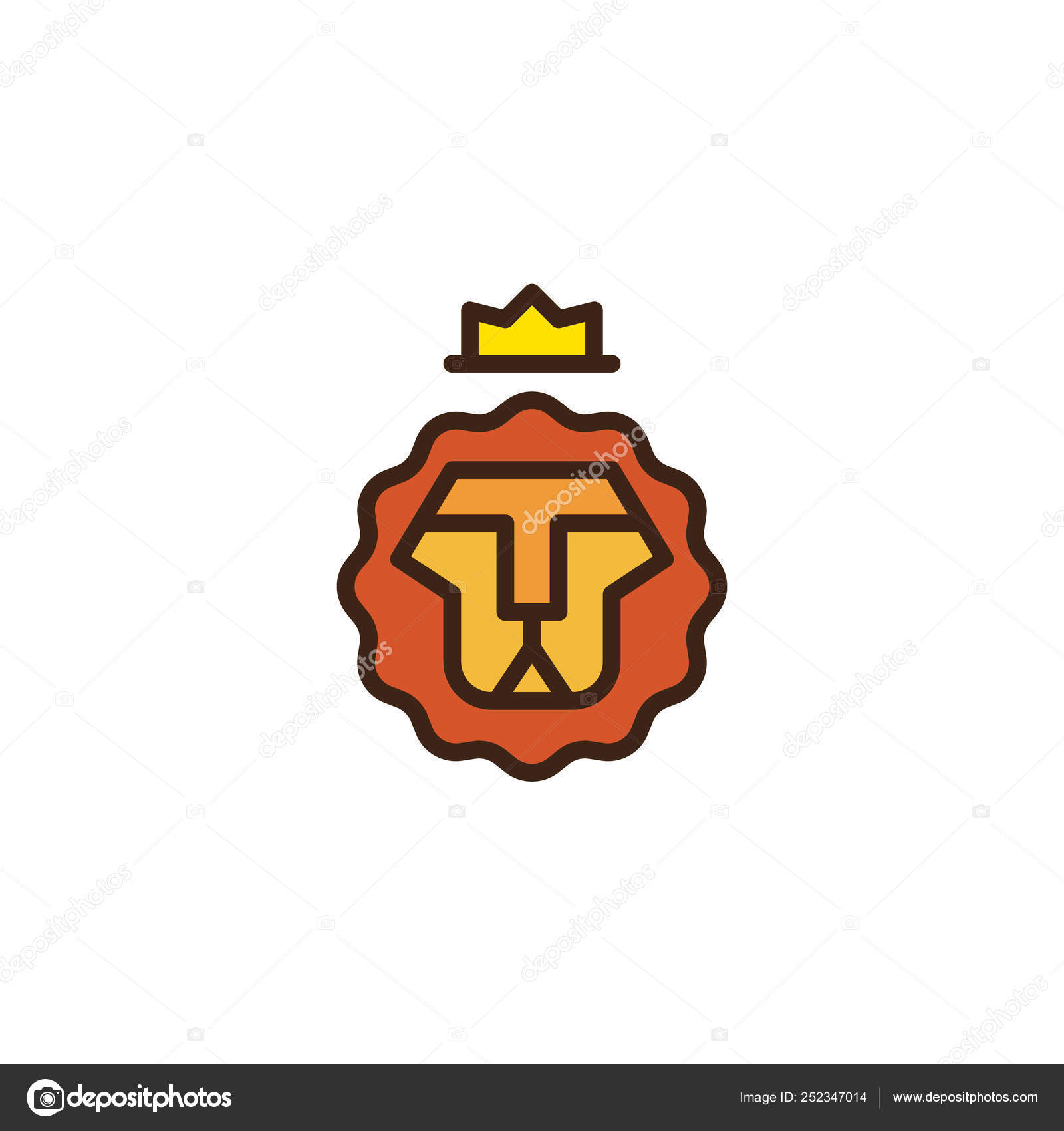 Jewish Hebrew filled outline icon Stock Vector Image by ©avicons #252347014