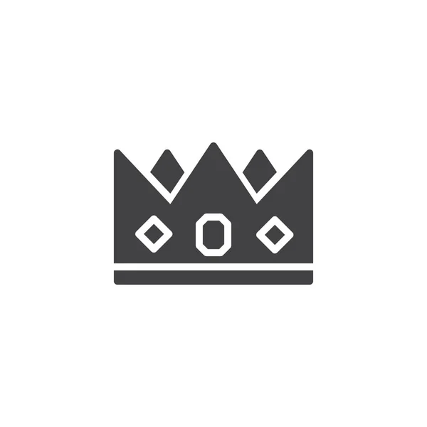 Royal Crown Icon Line Glyph Version Outline Filled Vector Sign Stock ...