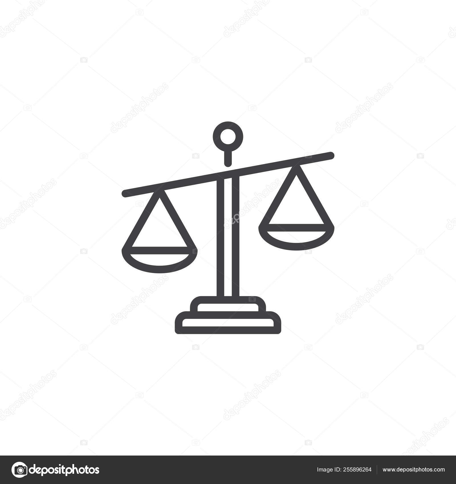 Pharmacy scales line icon Stock Vector Image by ©avicons #255896264