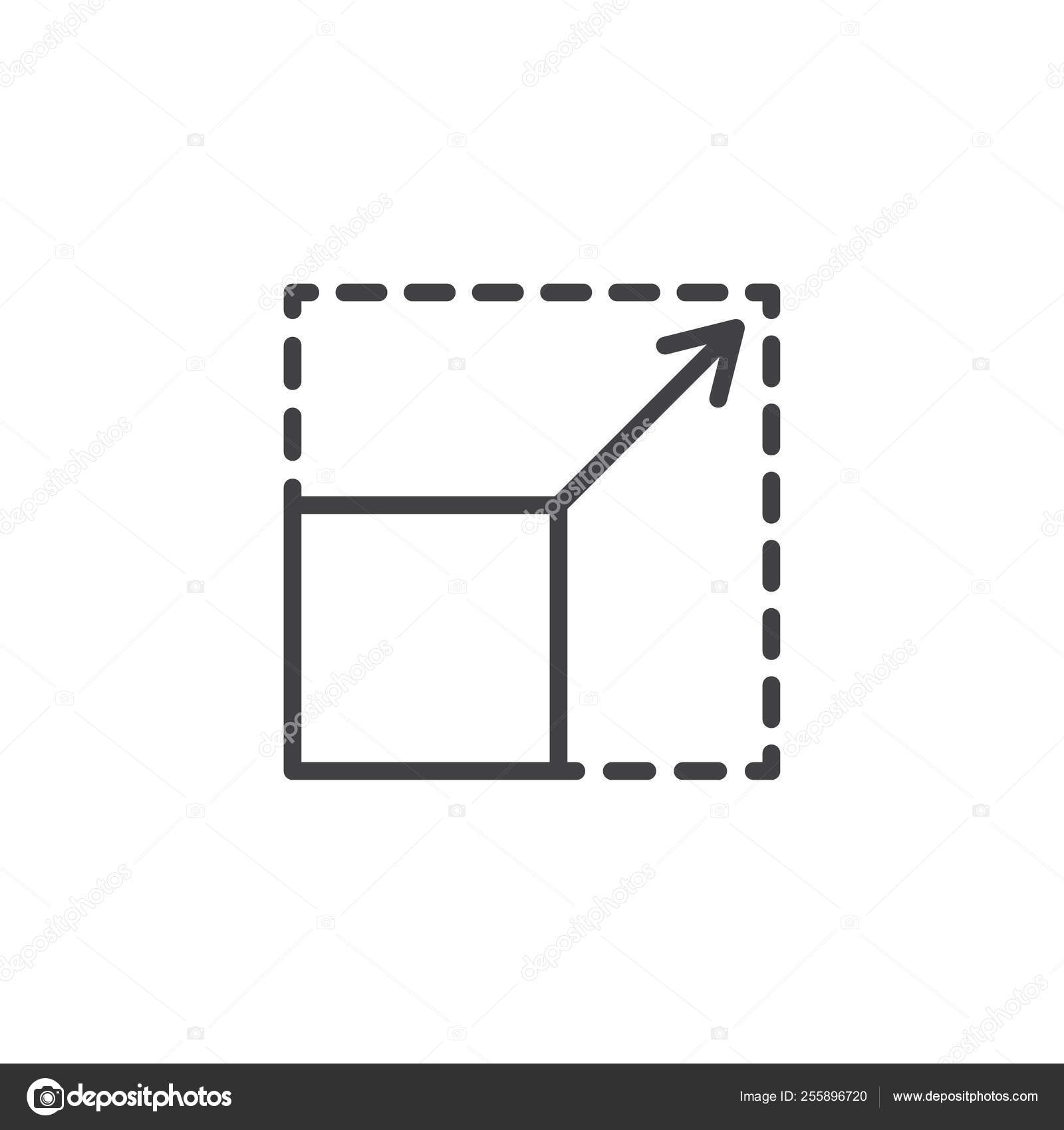 Scalability line icon Stock Vector Image by ©avicons #255896720