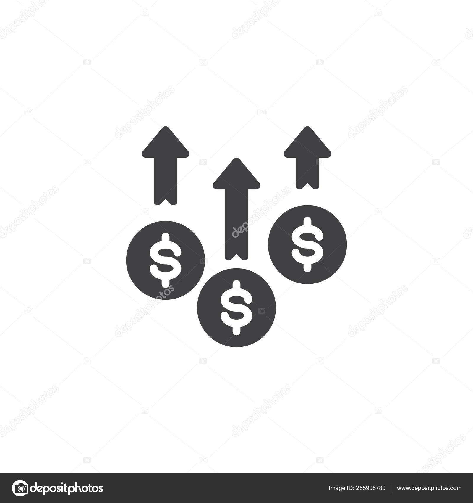 Increase Profit Chart vector icon Stock Vector by ©avicons 255905780