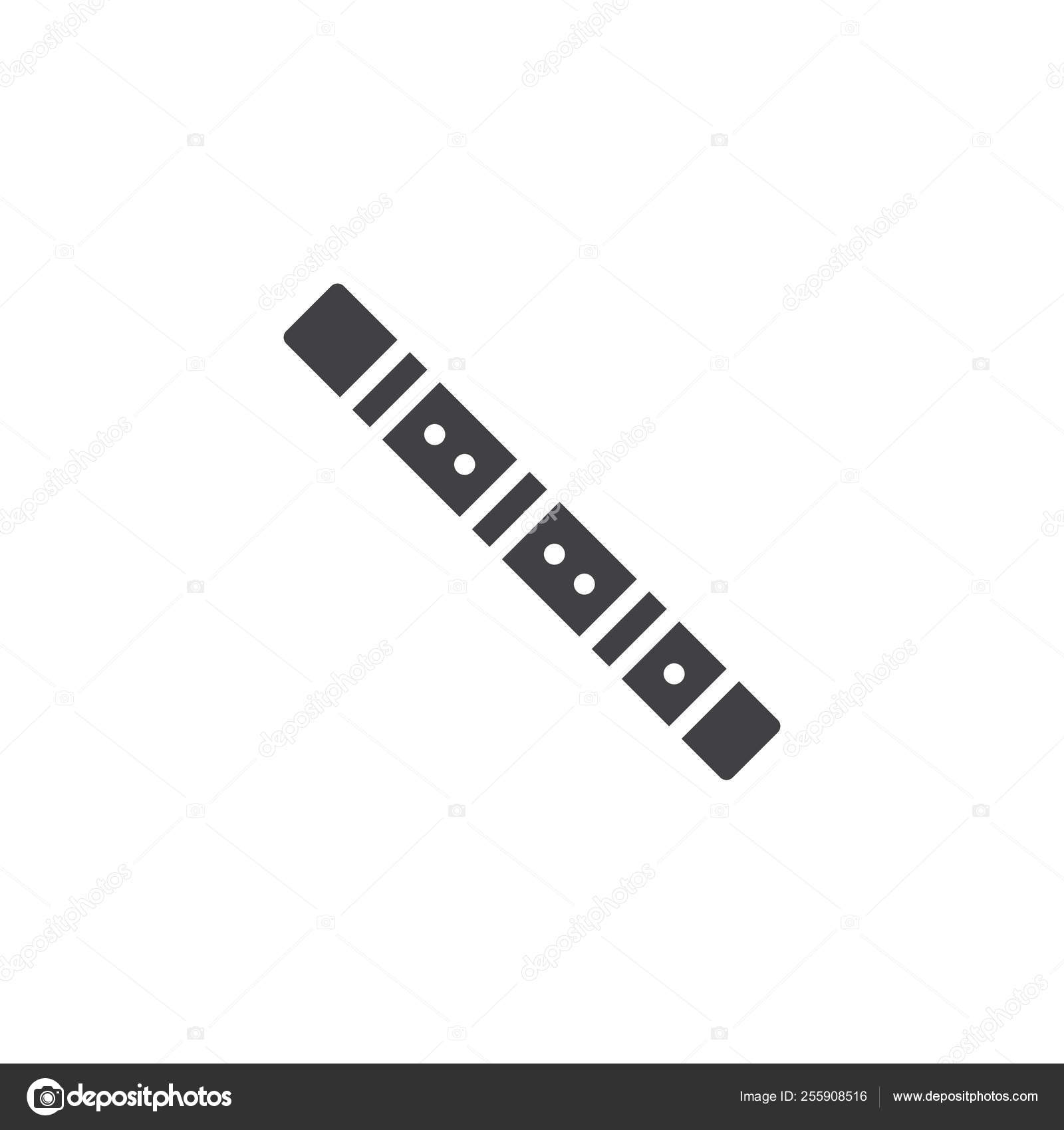 Bamboo flute vector icon Stock Vector by ©avicons 255908516