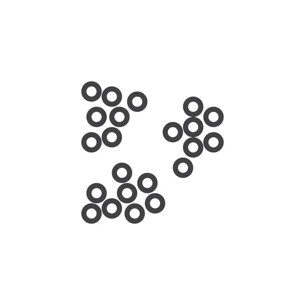 Staphylococcus microorganism vector icon Stock Vector Image by ©avicons ...