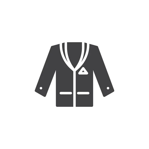 Suit Jacket Vector Icon Filled Flat Sign Mobile Concept Web Stock ...