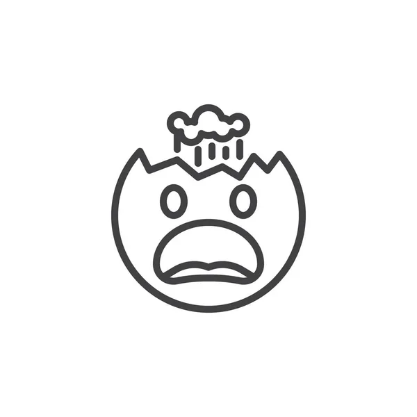 Exploding head emoticon Vector Art Stock Images | Depositphotos