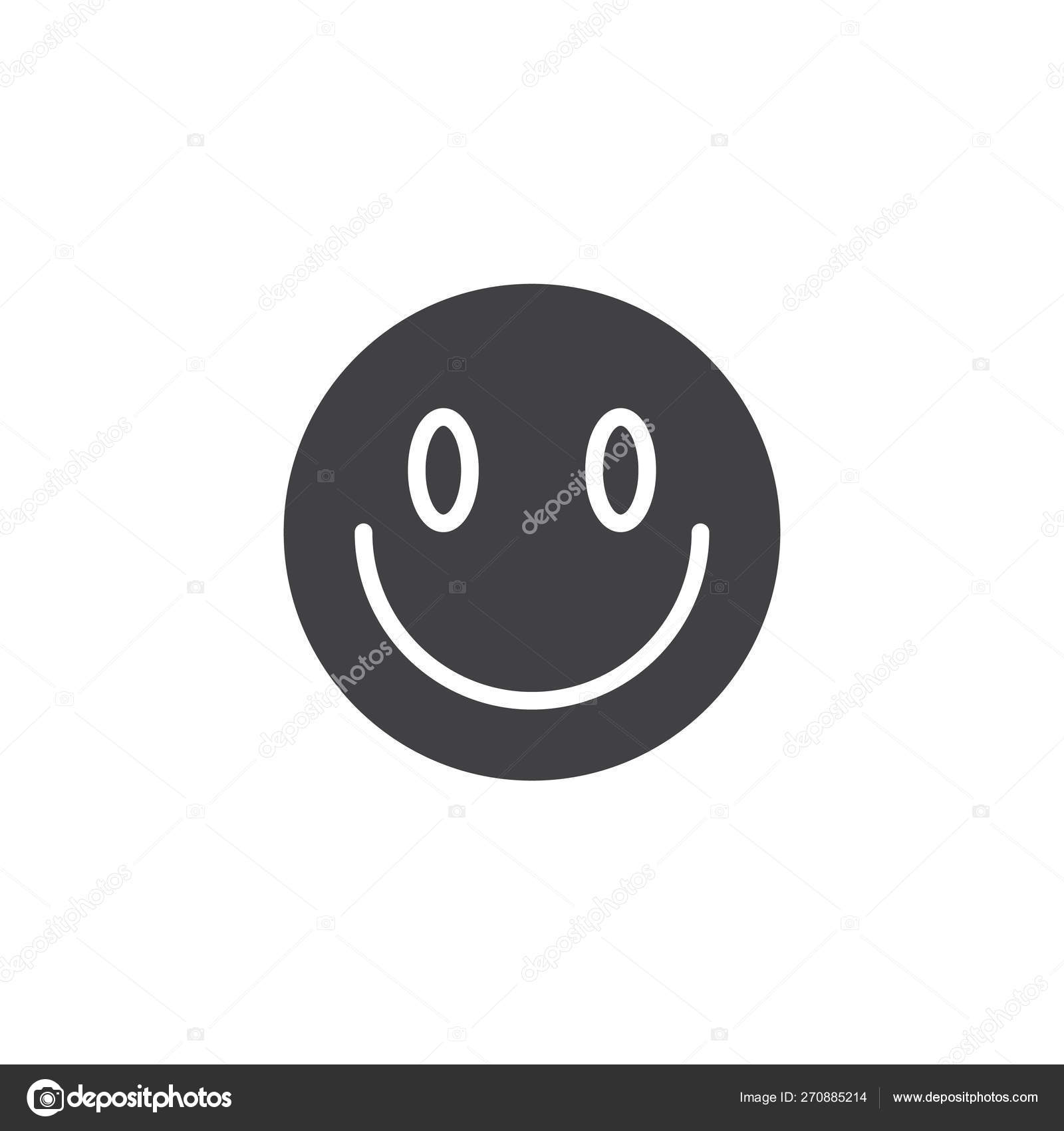 Slightly Smiling Face emoji vector icon Stock Vector Image by ©avicons ...