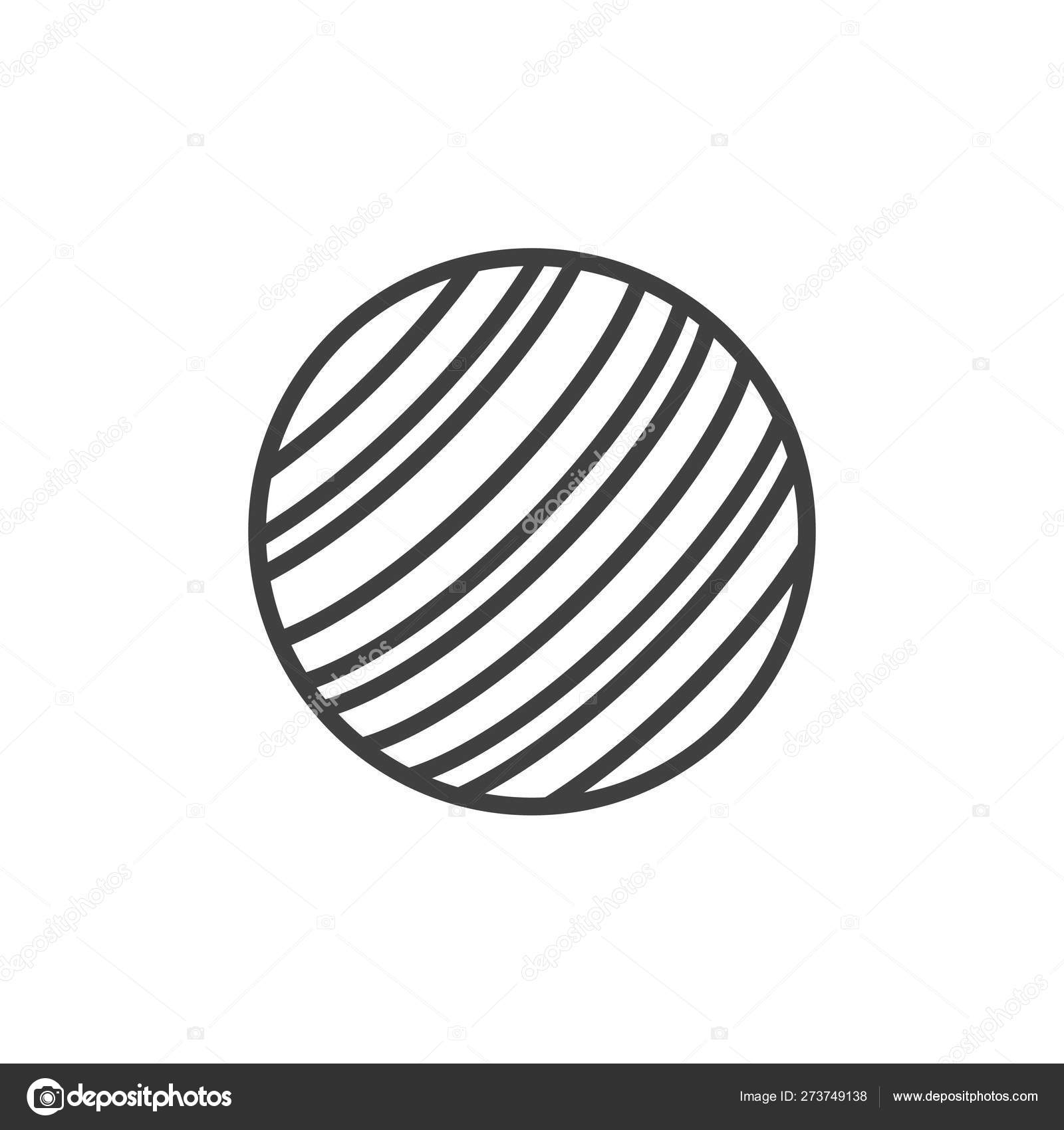 Solar system planet line icon Stock Vector Image by ©avicons #273749138