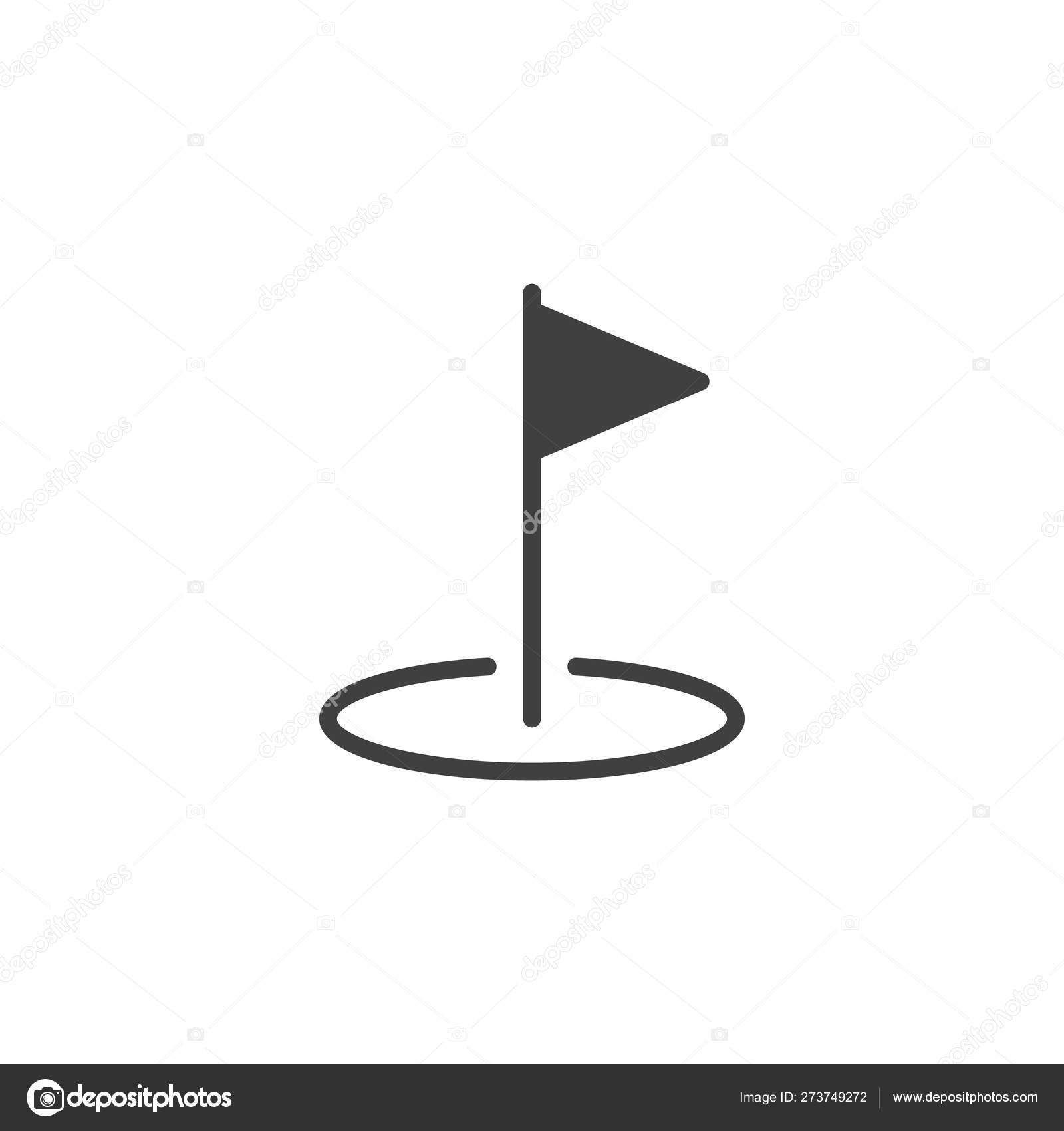 Golf Flag Icon