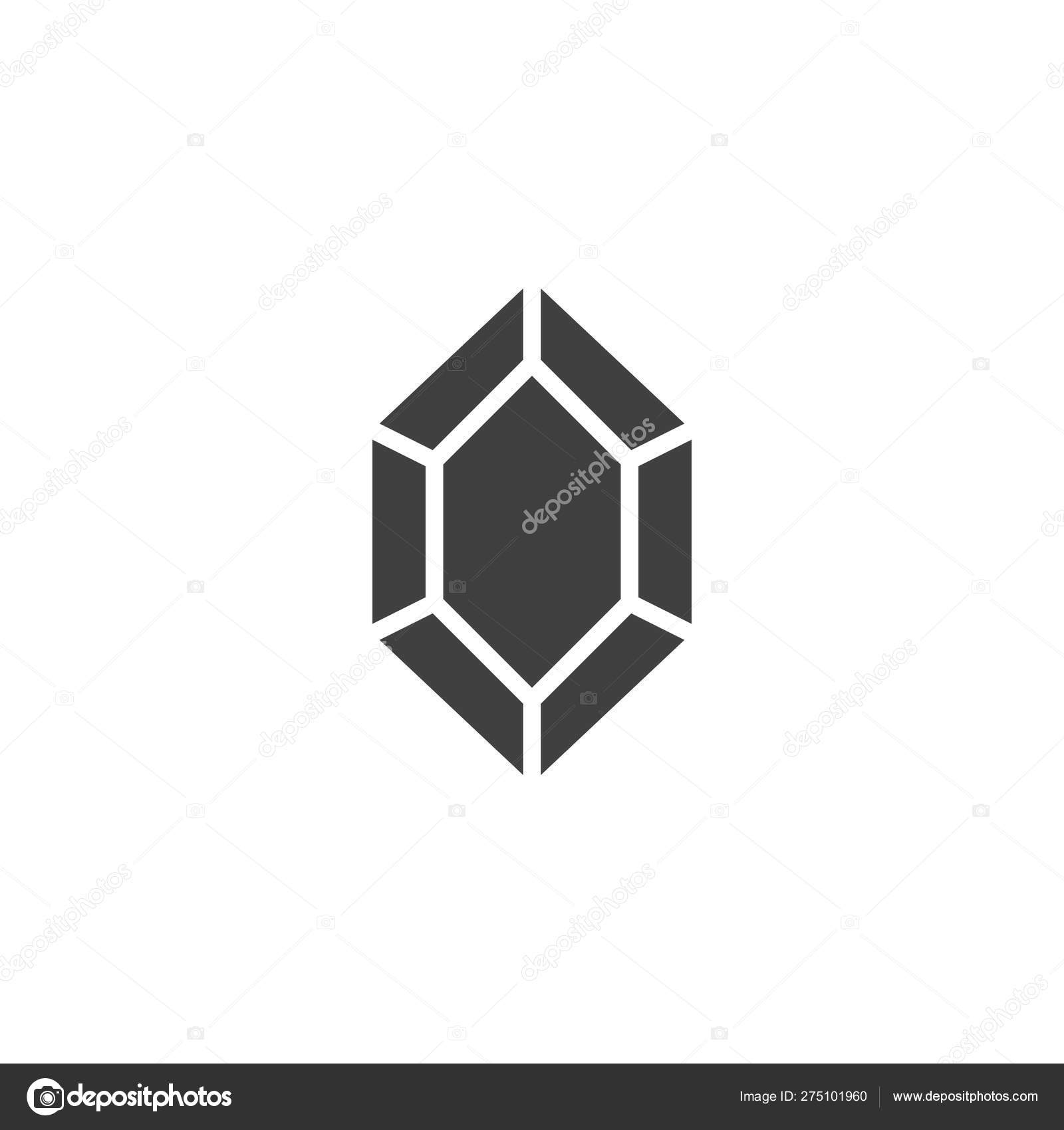 Rhomb Shaped Diamond vector icon Stock Vector Image by ©avicons #275101960