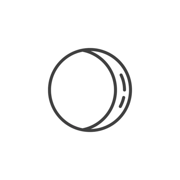 Waning crescent vector icon Stock Vector Image by ©avicons #277939346