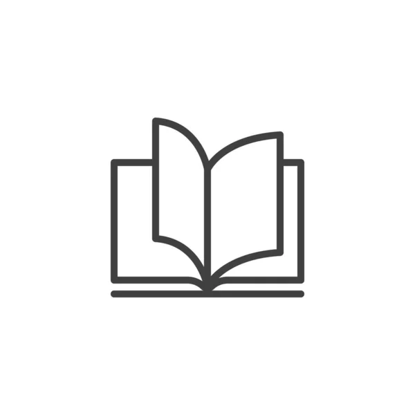 Open Book Line Icon Linear Style Sign Mobile Concept Web Stock Vector by ©avicons 659291874