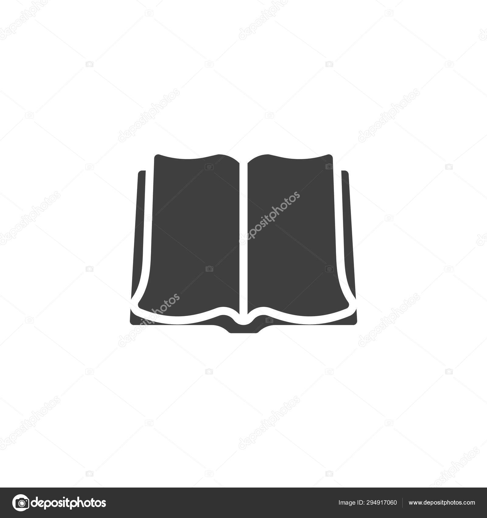 Open book pages vector icon Stock Vector by ©avicons 294917060